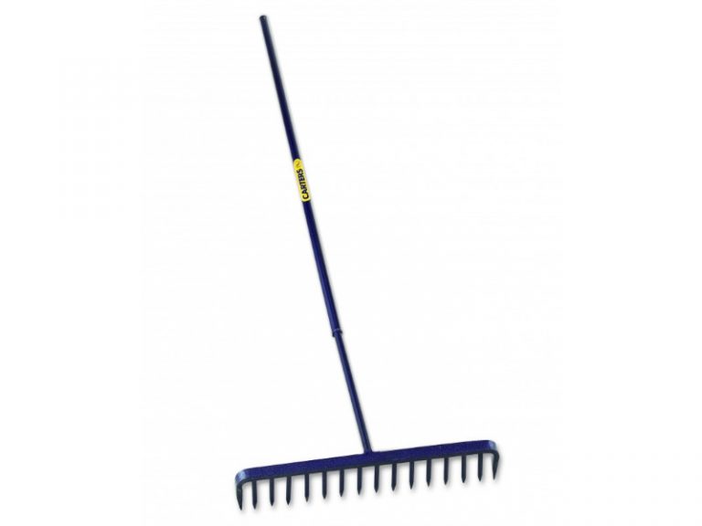 16 Tooth Round Tarmac Rake with Steel Shaft – Surrey Resin Driveway UK